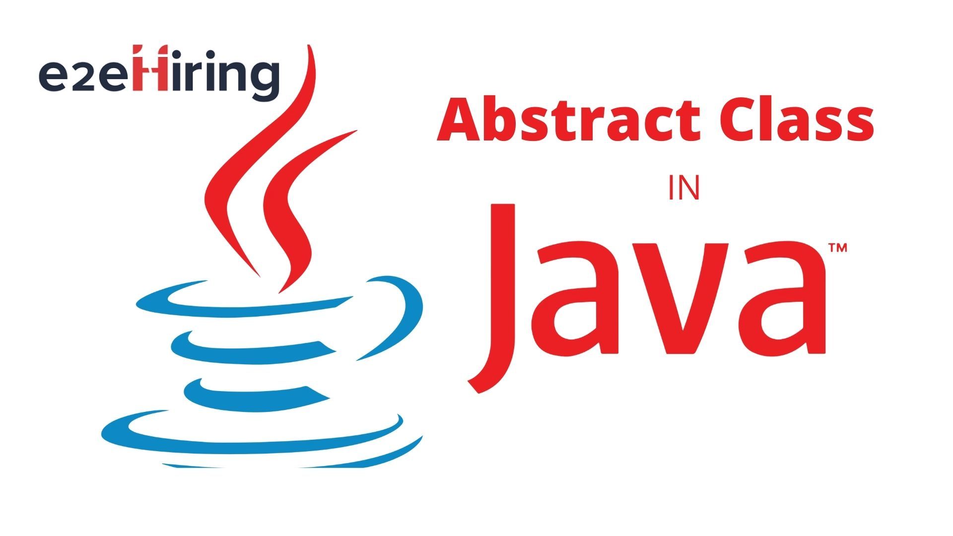 Abstract Methods And Classes In Java